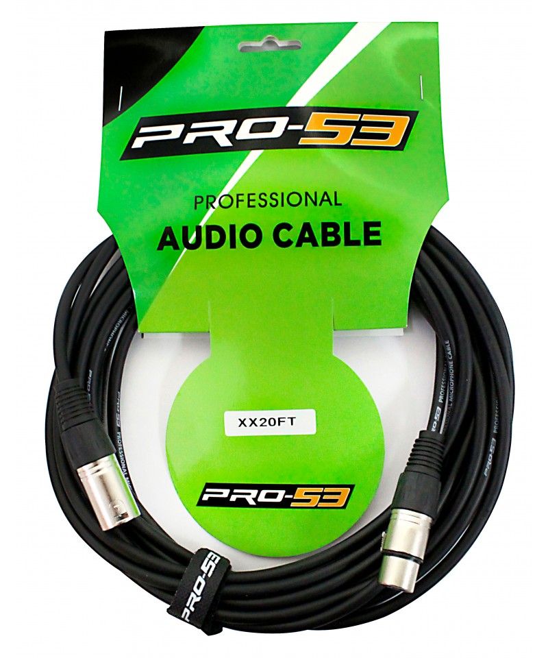 CABLE PARA MICROFONO CANON A CANON 20FT