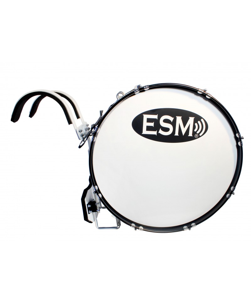 BOMBO 22" X 12" CON PECHERA (BLANCO)